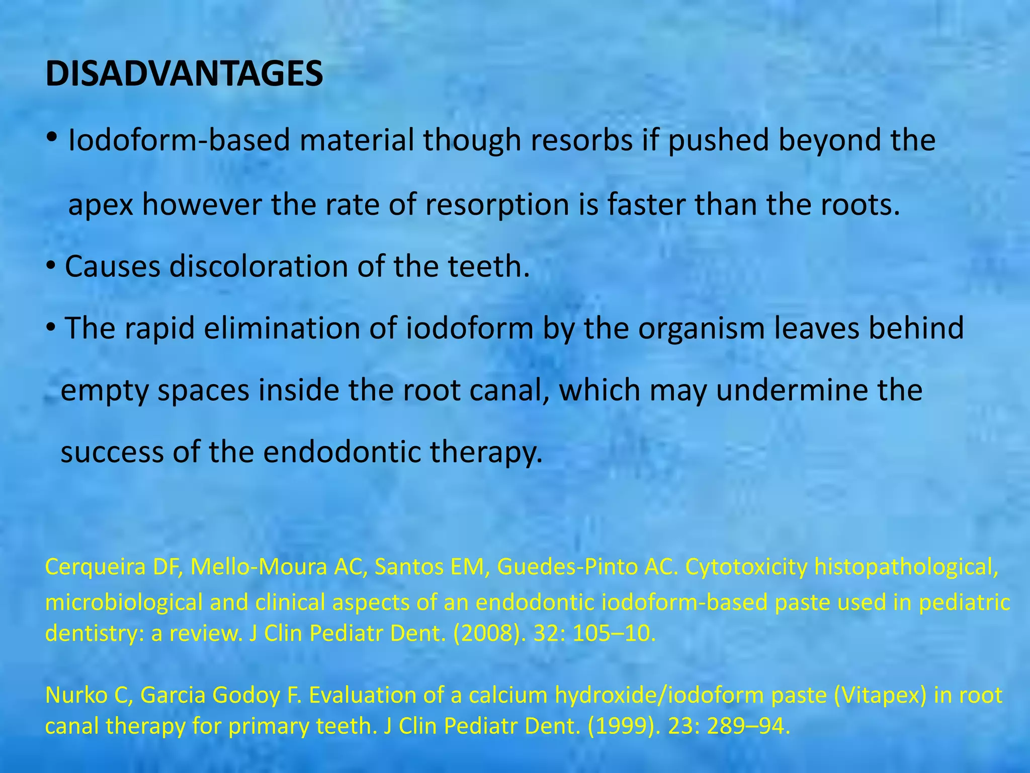 Obturating materials for primary tooth | PPTX