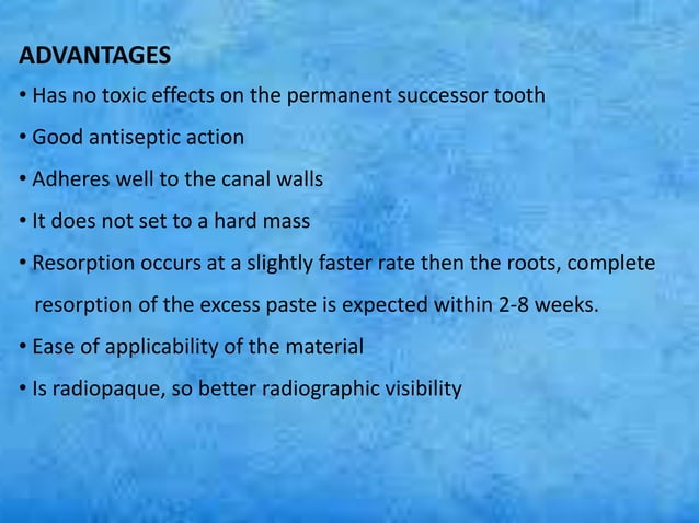 Obturating materials for primary tooth | PPTX | Dental Health ...