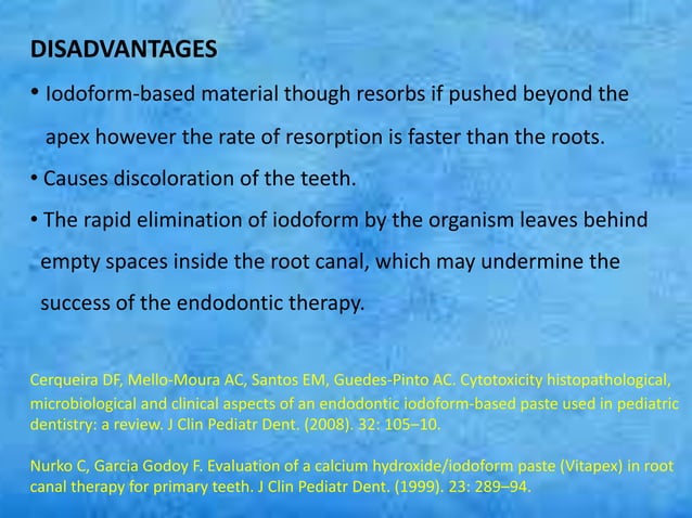 Obturating materials for primary tooth | PPTX | Dental Health ...