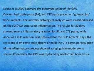 Obturating materials for primary tooth | PPTX