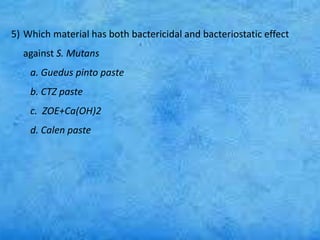 Obturating materials for primary tooth | PPTX