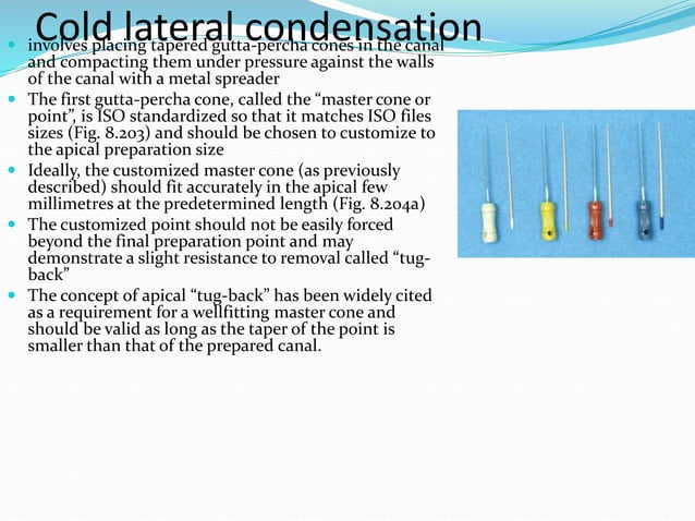 Obturation (Materials , Techniques and Properties) | PPTX | Oral care ...
