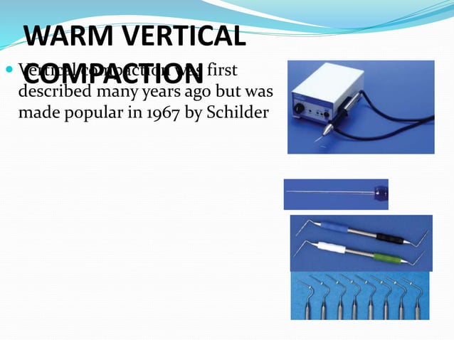 Obturation (Materials , Techniques and Properties) | PPTX | Oral care ...