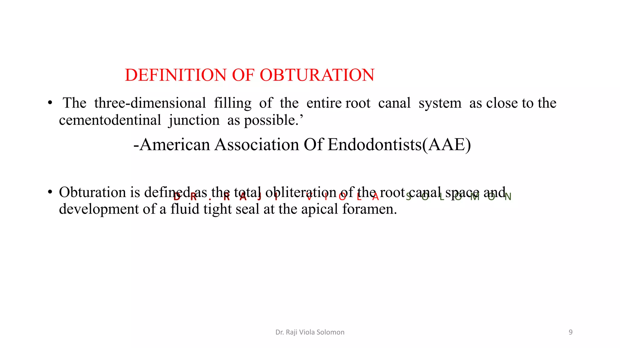 Obturation.of.the.Root.Canal.Space.Part1 | PDF