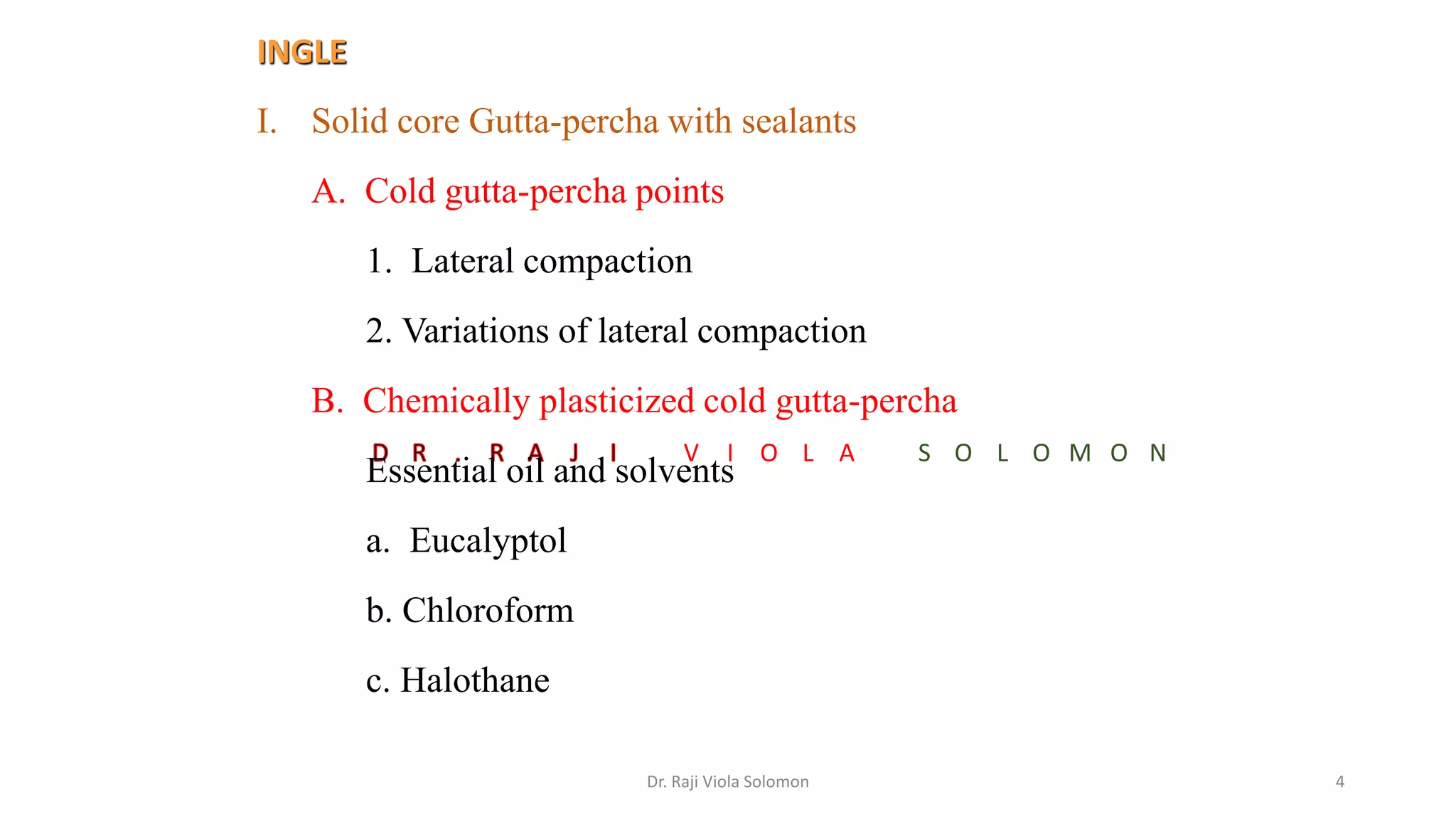 Obturation.of.the.Root.Canal.Space.Part3 | PDF