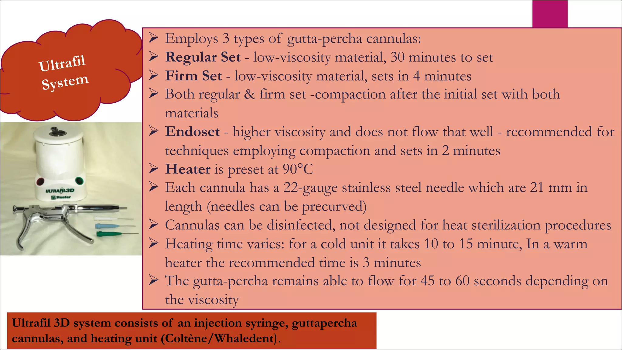 Obturation of Root canal systems or Root canal obturation | PDF