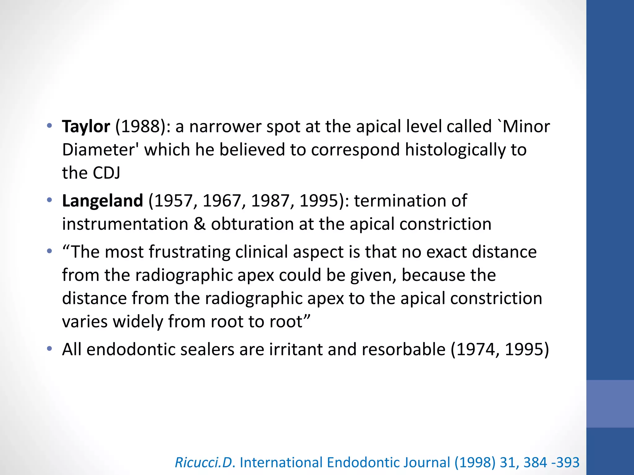 Root Canal Obturation general concepts principles | PPTX