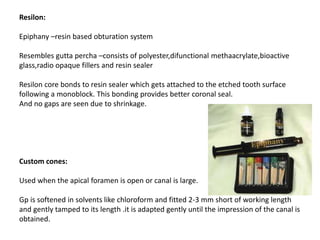 Obturation of root canal system | PPT