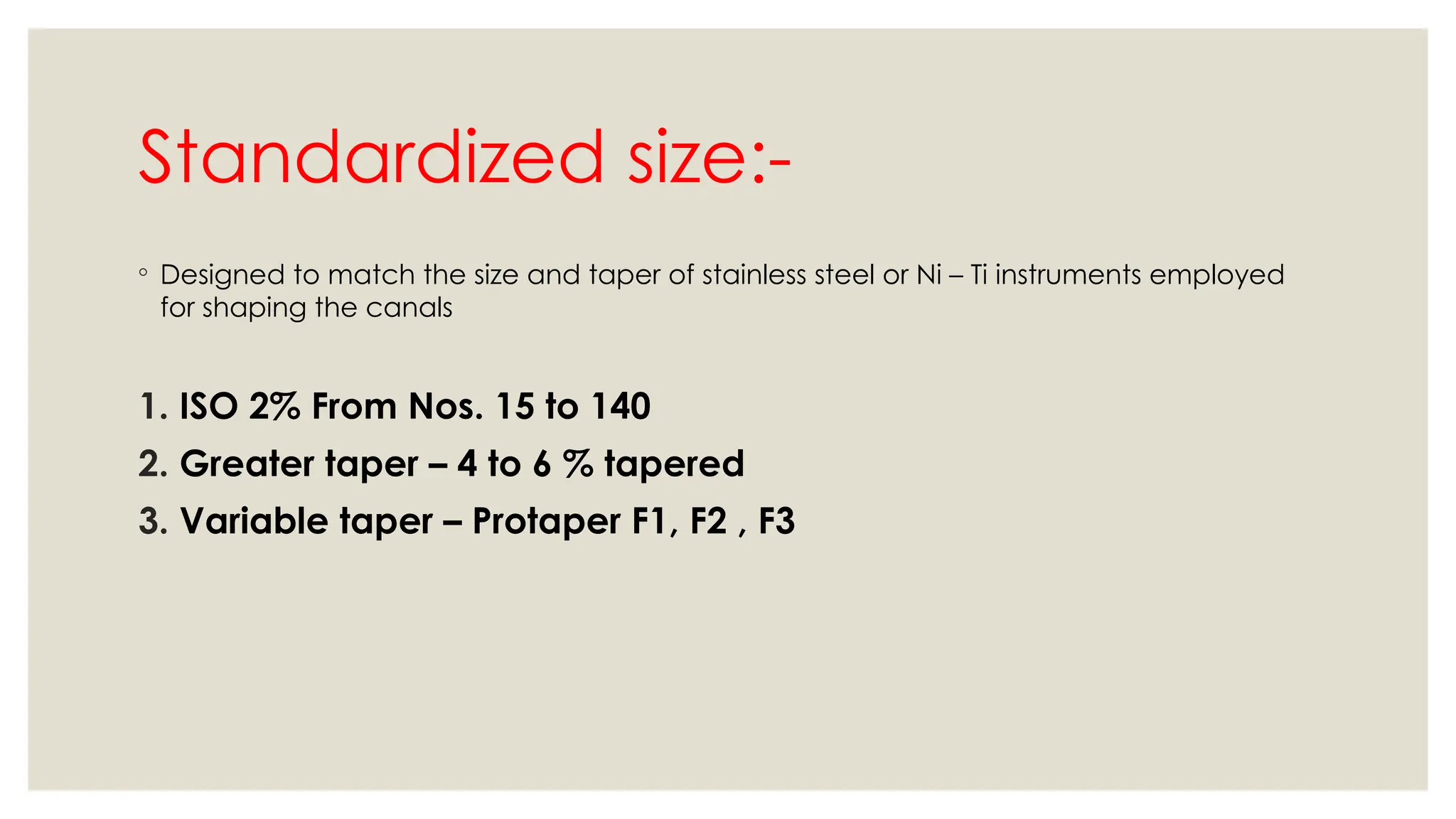 Obturation of the Radicular Space in Endodontics Grossmann | PPTX