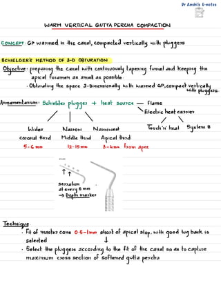OBTURATION PART 1 (2021 update)- Dr Anshida v p | PDF