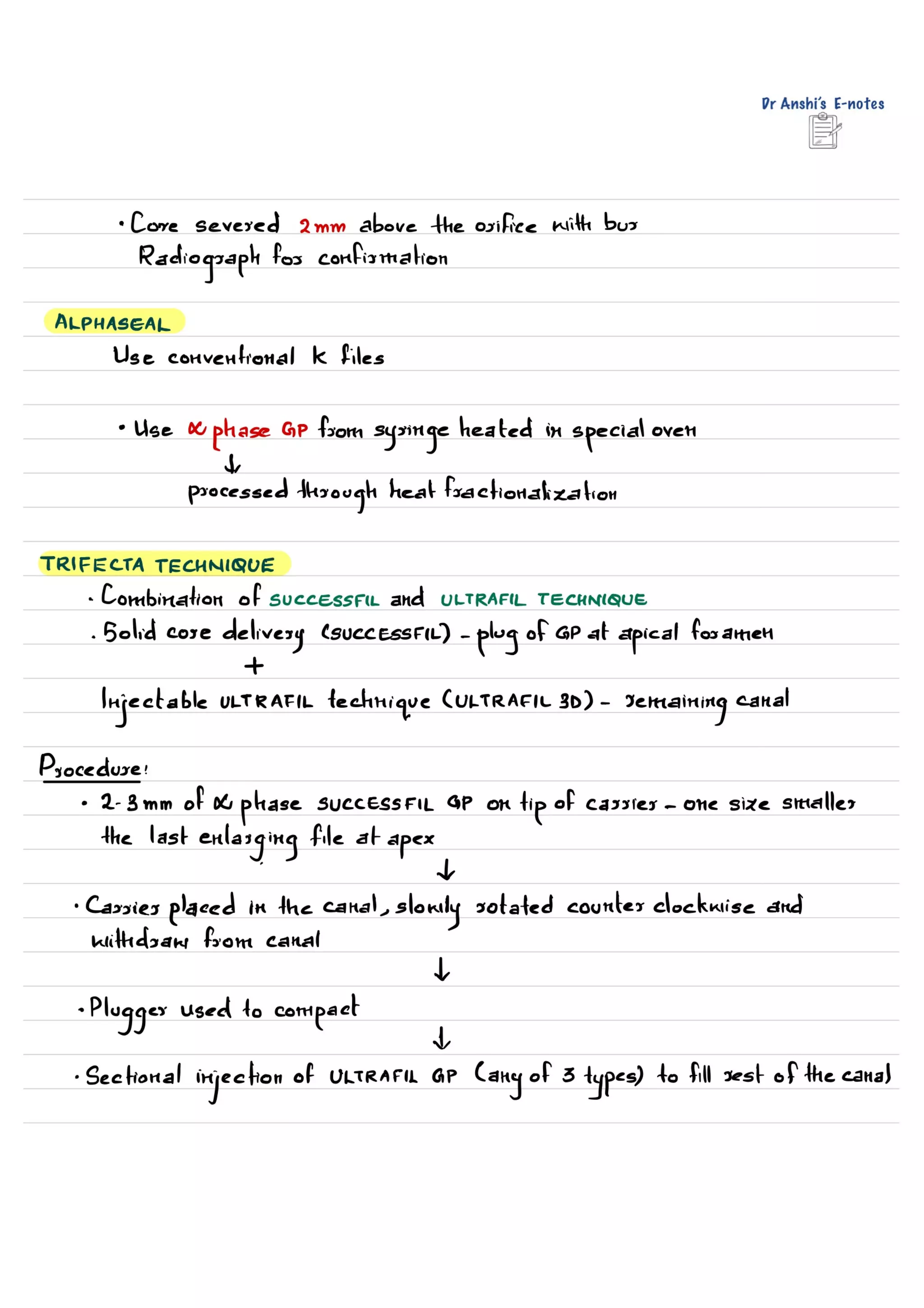 OBTURATION part 2 (2021 update) -Dr Anshida v p | PDF