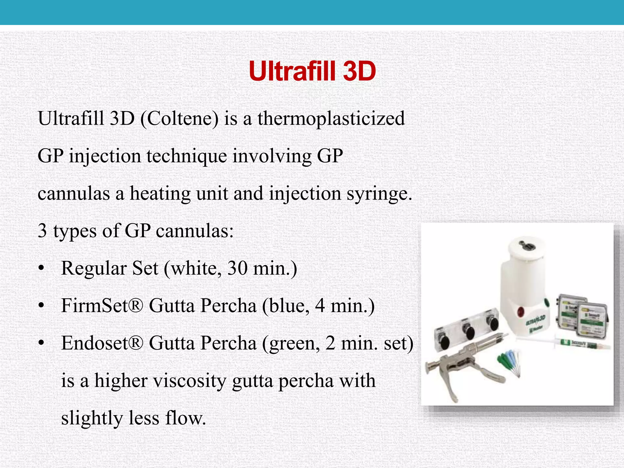 Obturation technique | PPTX