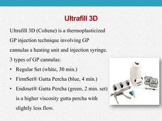 Obturation technique | PPTX