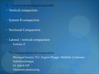 obturation techniques.ppt
