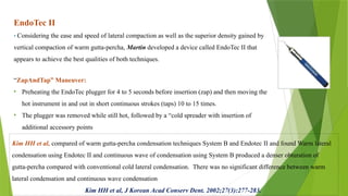 obturation techniques in endodontics.pptx