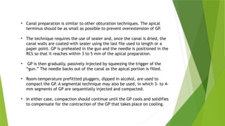 obturation techniques in endodontics.pptx