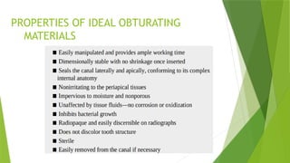 obturation techniques in endodontics.pptx