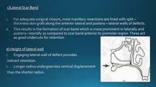 Obturator prosthesis for management of maxillary defects | PPTX