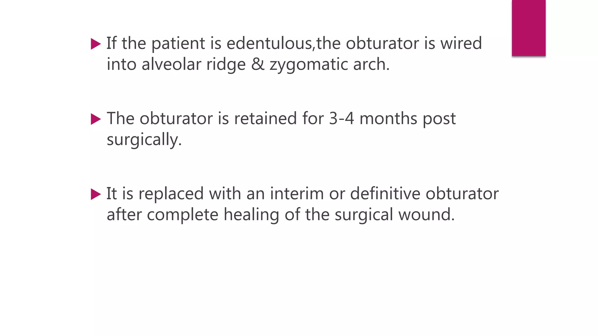 Obturator ppt | PPTX