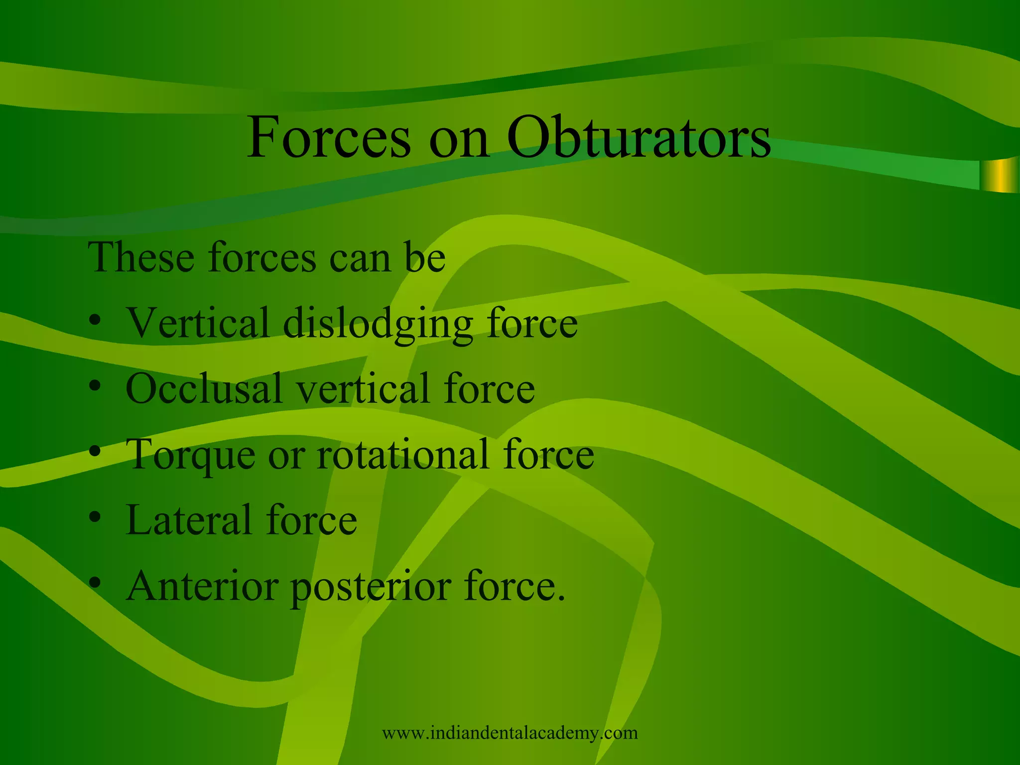 Obturators/ orthodontic seminars | PPT