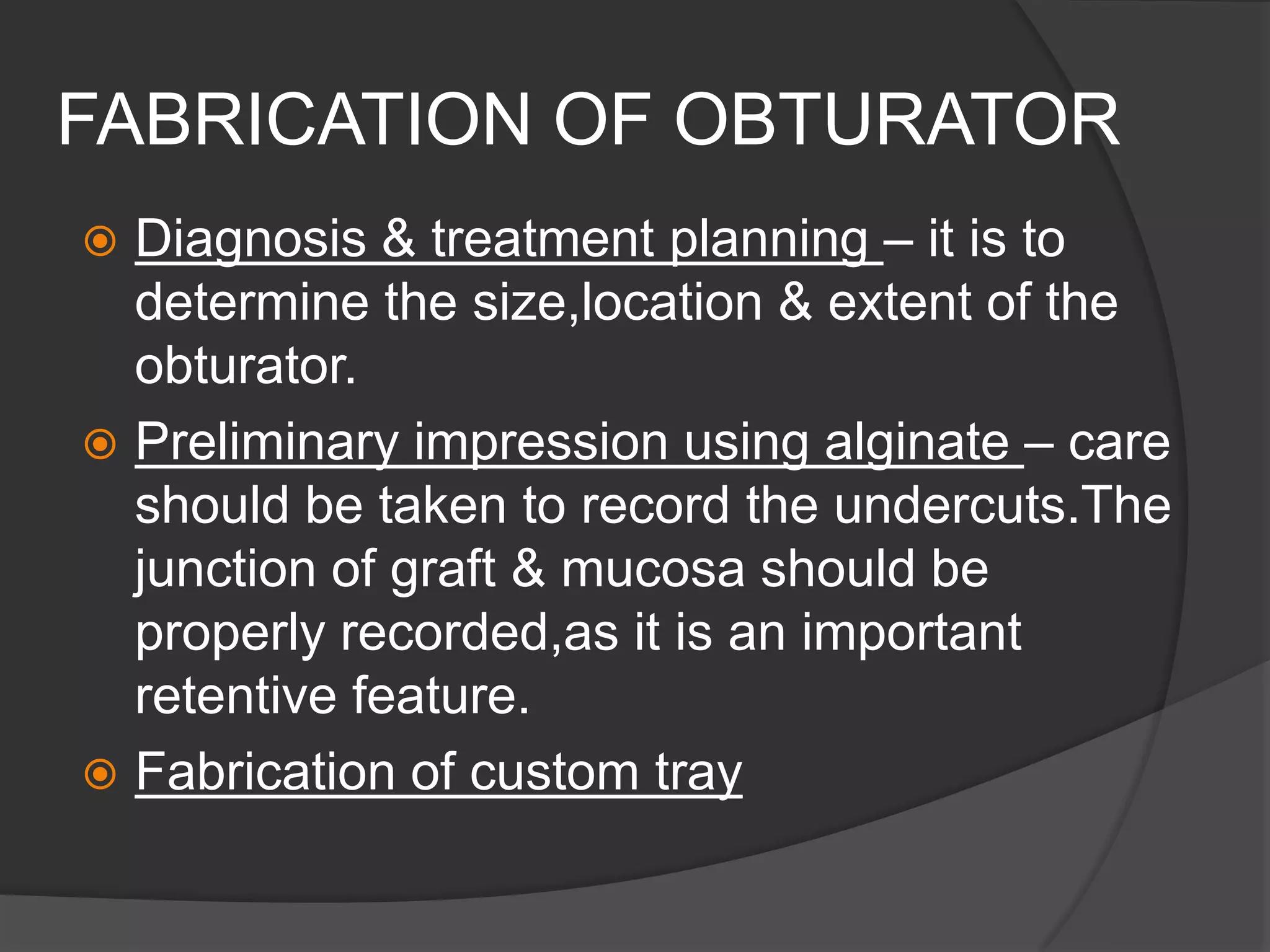 Obturators | PPTX