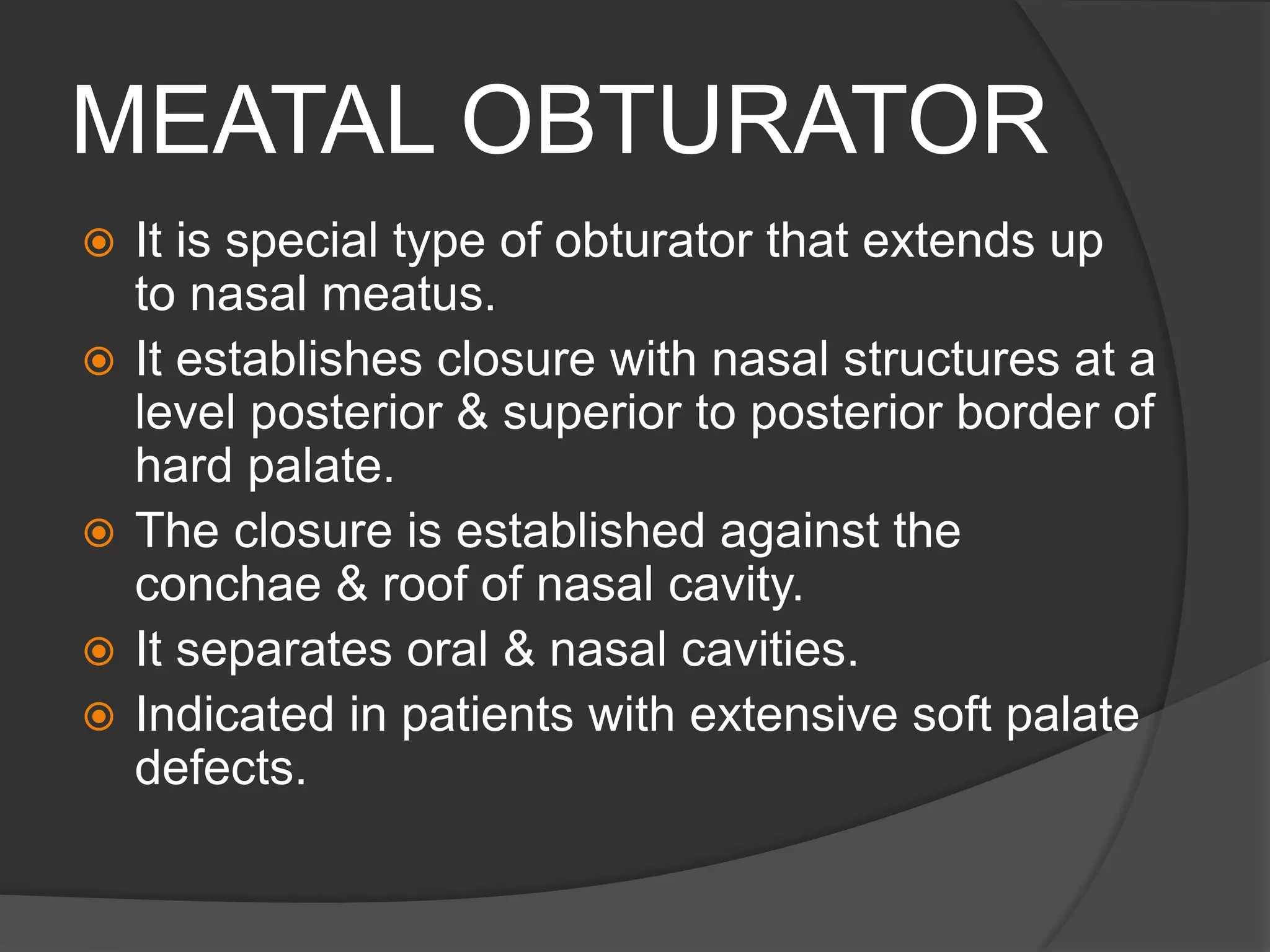 Obturators | PPTX