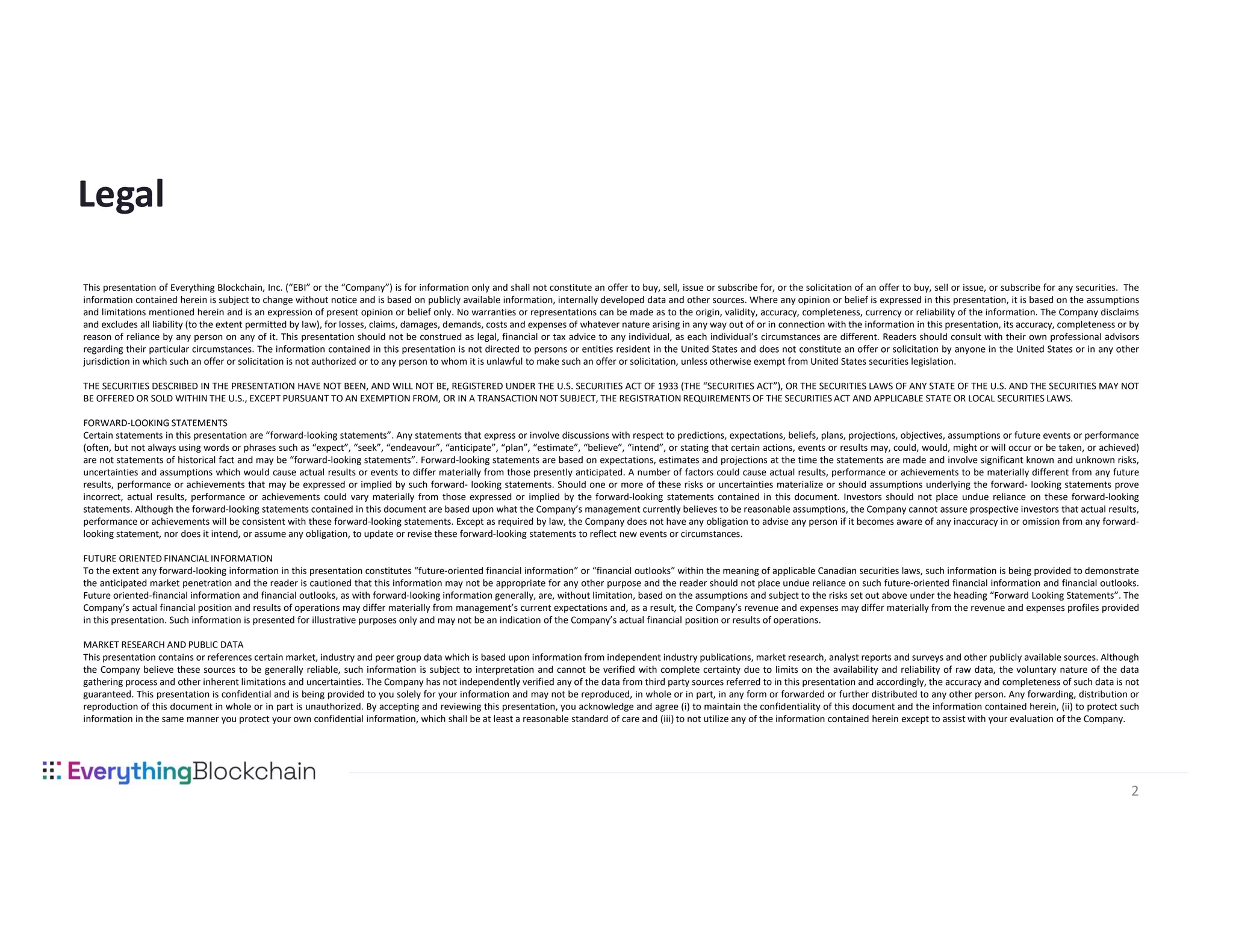 Everything Blockchain Presentation - September 2022 | PDF