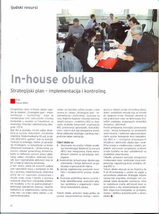 Strategijski plan / implementacija i kontroling | PDF