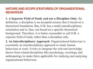 OB Introduction, Scope, Challenges and Opportunities, goal and OB Model ...