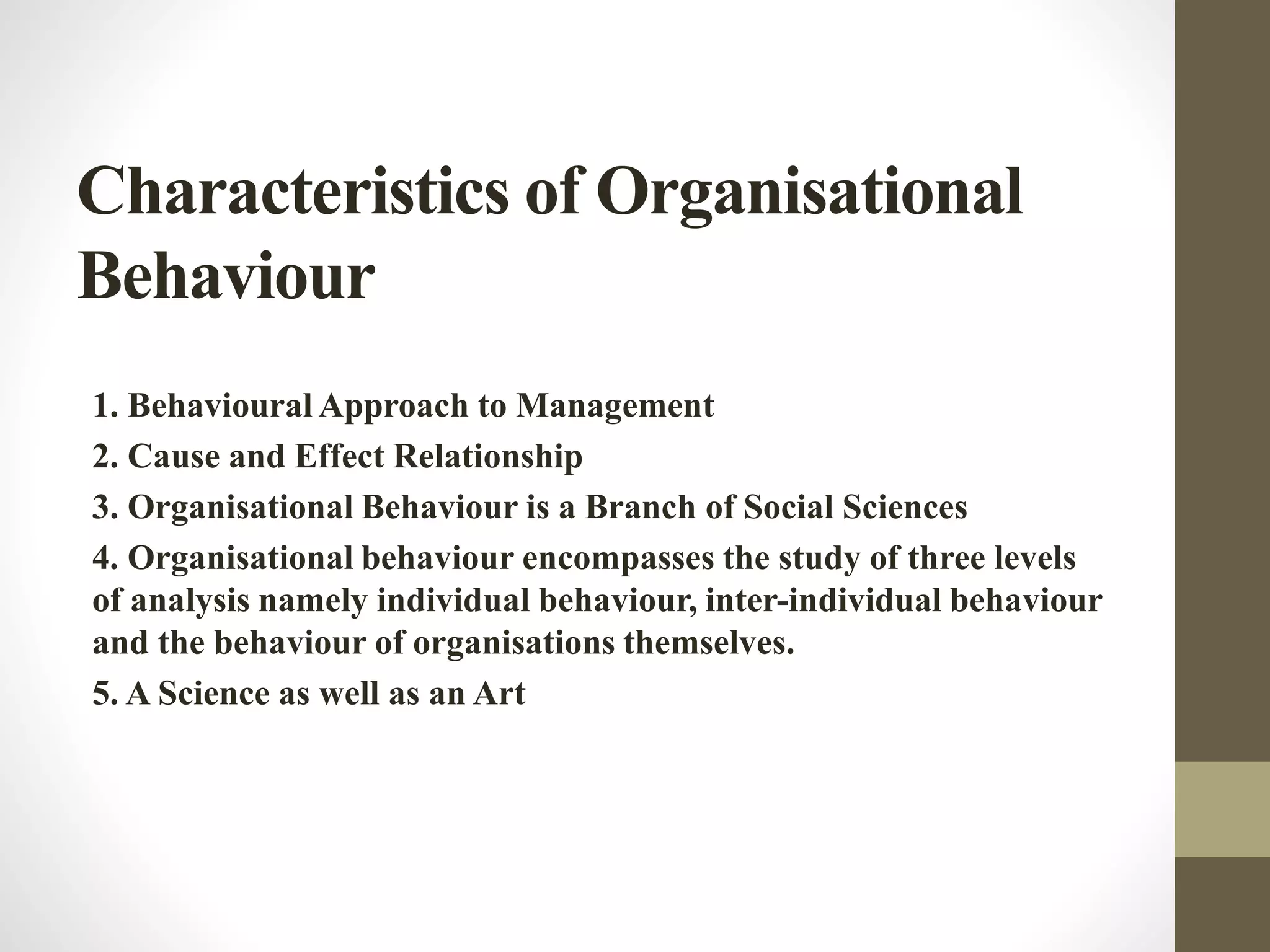 Organisational Behaviour.pptx | Human Resources | Business