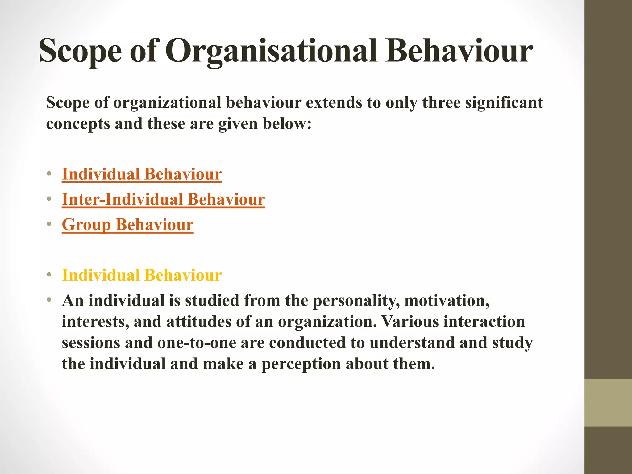 Organisational Behaviour.pptx | Human Resources | Business