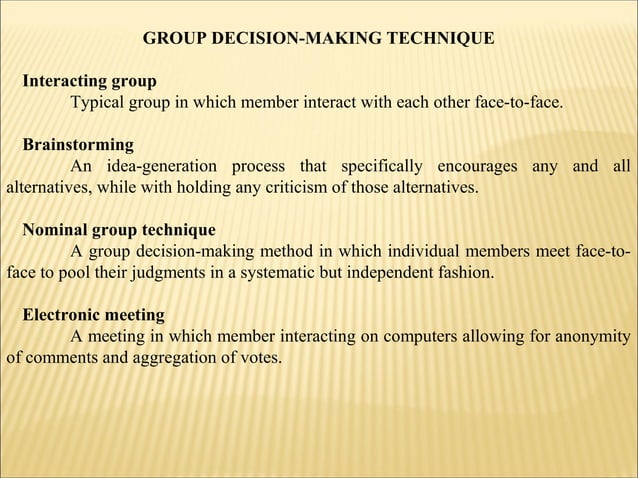 GROUP BEHAVIOUR | PPT