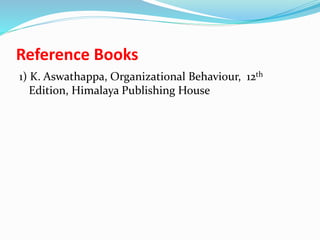 Introduction to Organizational Behaviour | PPTX