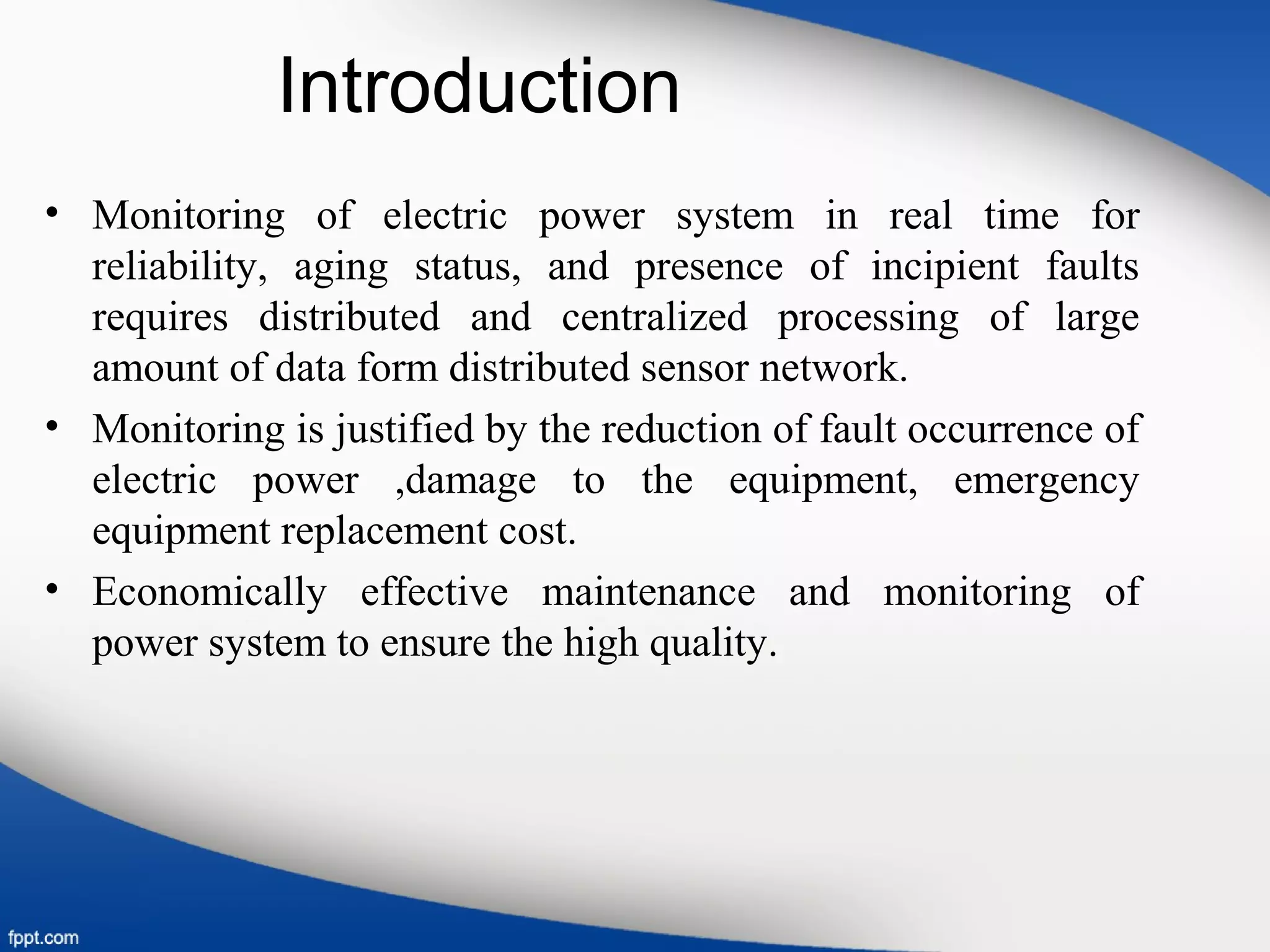 Robotic Monitoring Of Power System Ppt