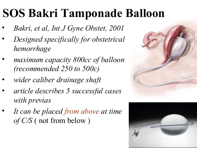 uterine vaginal balloons