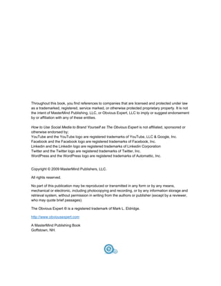 Obvious Expert Social Media | PDF