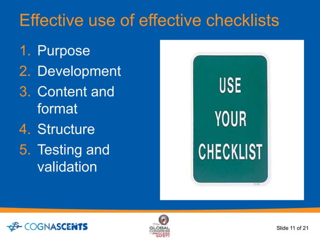 Obvious-to-Obscure Process Safety Checklist for Plant Engineers | PPTX ...