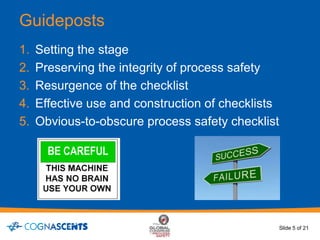 Obvious-to-Obscure Process Safety Checklist for Plant Engineers | PPTX ...
