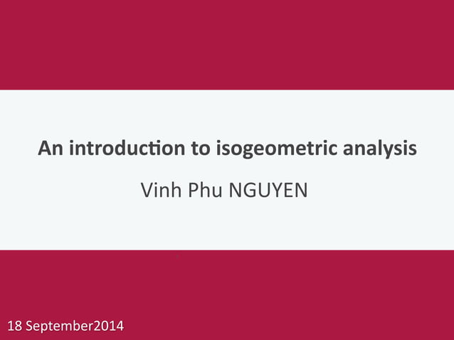 An introduction to isogeometric analysis | PDF | Physics | Science
