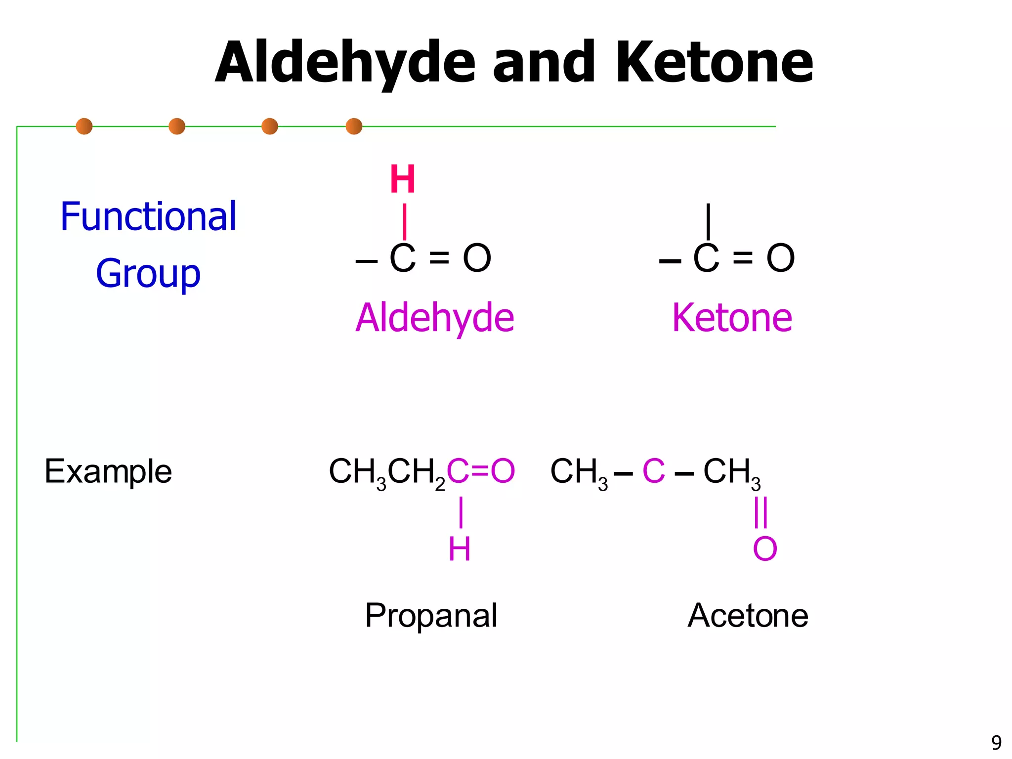 Oc 02 Functional Groups Handout | PPT