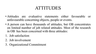 ORGANIZATIONAL COMMITMENT IN OB | PPTX