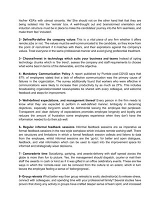 Organizational Culture, and Remote Work- Conflicting? | PDF | Human Resources | Business