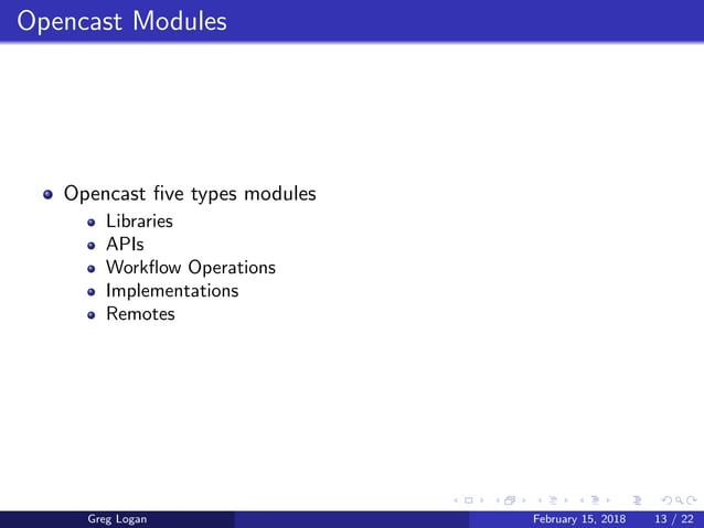 Opencast Architecture | PPT