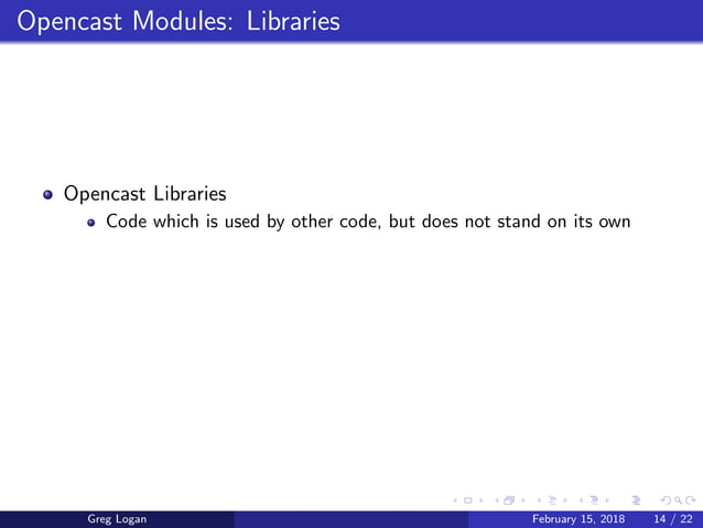 Opencast Architecture | PPT