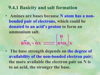 Oc-ch9 Amines and Nitrogen compounds.ppt