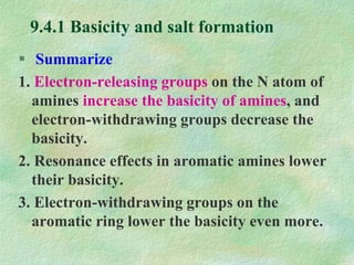 Oc-ch9 Amines and Nitrogen compounds.ppt