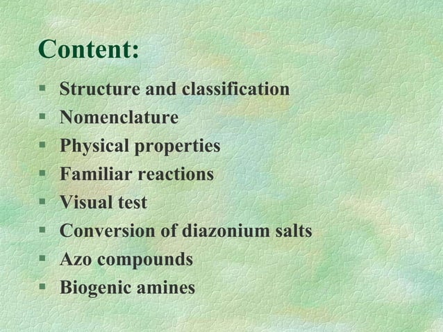 Oc-ch9 Amines and Nitrogen compounds.ppt