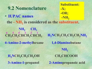 Oc-ch9 Amines and Nitrogen compounds.ppt