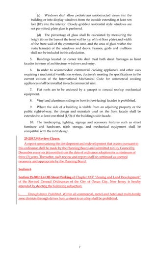 Ocean City Hospitality Zone ordinance | PDF