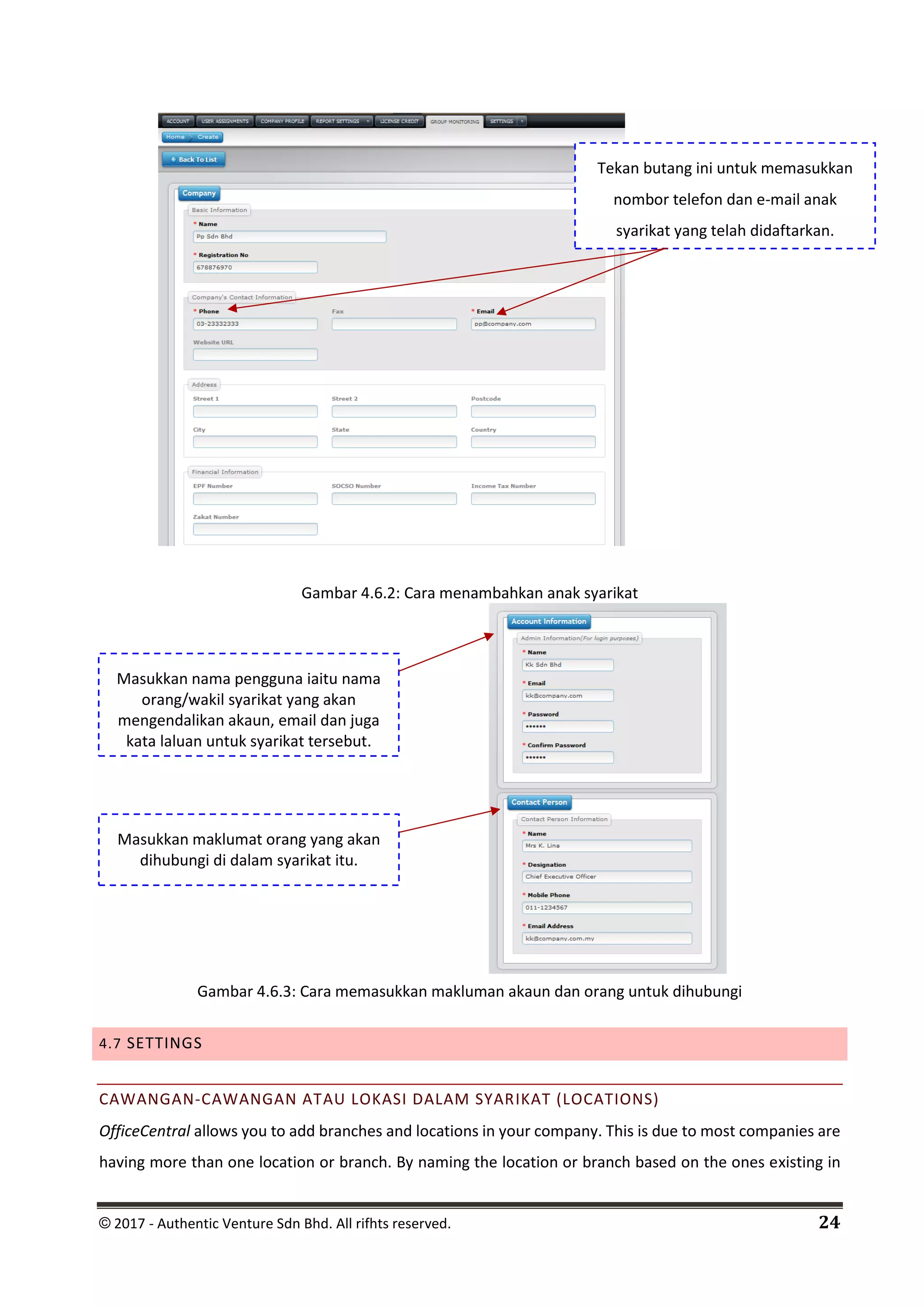 OfficeCentral User Manual (English) - Global Configurations | PDF